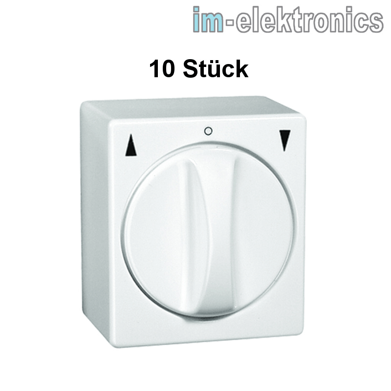 10x Knebelschalter Knebeltaster Aufputz Inprojal Presto-Vedder 4229 ...